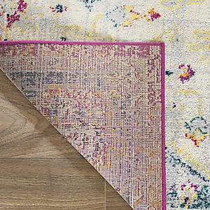 Antep Rugs Elite 8x10 Vintage Bohemian Distressed Oriental Medallion Indoor Area Rug (Pink, 7'10" x 10')