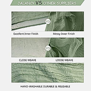 4 Pcs 10Ft Cheesecloth Table Runner 35x120 Inch Gauze Table Runner Boho Wedding Table Runner Tablecloth Romantic Rustic Table Runner for Wedding Bridal Shower Birthday Party Table Decor(Sage Green)