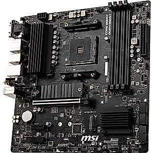 MSI B550M PRO-VDH WiFi ProSeries Motherboard (AMD AM4, DDR4, PCIe 4.0, SATA 6Gb/s, M.2, USB 3.2 Gen 1, Wi-Fi, D-SUB/HDMI/DP, Micro-ATX)
