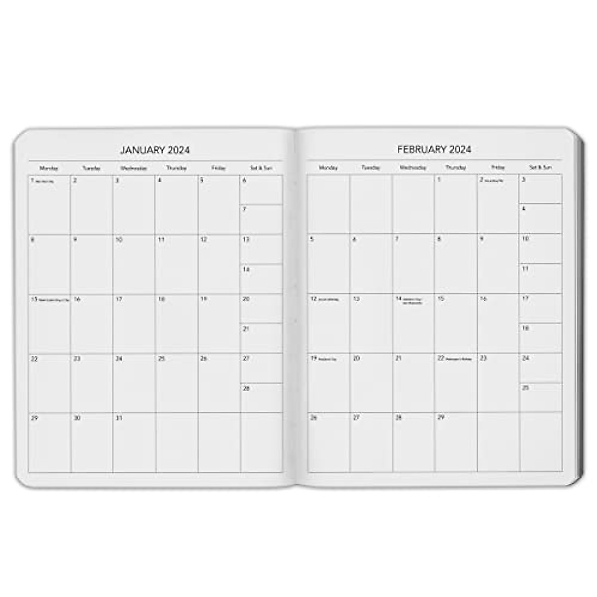 Harbor Journal Weekly Planner 2024 - Cambridge Reef Blue - 9"x7"