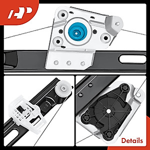 A-Premium Power Window Regulator Without Motor Replacement for BMW E90 E91 323i 325i 328i 330i 335i M3 Rear Right Passenger Side