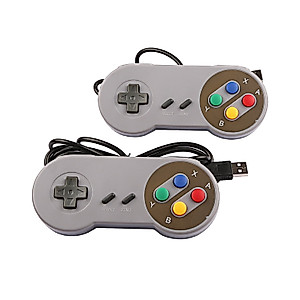 Retroflag SUPERPI CASE NESPI Case UCase SNES Case Functional Power and Safe Reset Button with 2PCS USB Controllers, Heatsink Fan for RetroPie Raspberry Pi 3/2 Model B & Raspberry Pi 3 B+