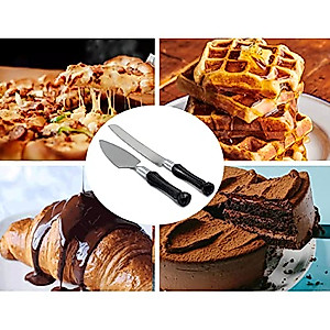 MoonShield Cake Knife & Server Spatula Cake Cutting Set - Wedding Cake Knife Set - Serving Set for Receptions Birthdays - Match the Color to Your Event Theme - Cake Knife and Cutter - Best Gift Set