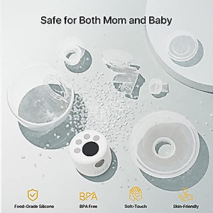 Goldeep Wearable Breastfeeding– Hands Free Portable,3 Modes & 12 Levels Electric Breast Pump – LCD Screen, No Leakage, Low Noise, 27mm Default/24mm Flange