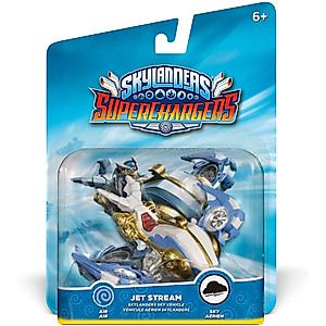 Skylanders SuperChargers 5 Pack Vehicle Starter Bundle! 5 Vehicles, 1 Trophy, 1 Character: Splatter Splasher , Burn-Cycle , Jet Stream ,Stealth Stinger and Deep Dive Gill Grunt, Reep Ripper Sea Trophy