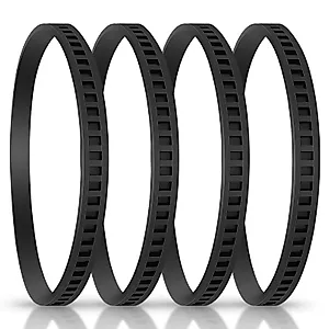4 Pack 45-69-0010 Blade Pulley Tires Replacement For Milwaukee Bandsaw Part Deep Cutting Blades 6230 6232-6 6225 AO2807 6238N 6238-20 2729-20 Portaband Saw Belt