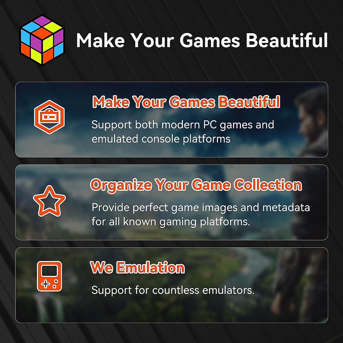 Retro Game Console HDD, 2TB Hyper Base Lbox Built-in 4280 Top Retro Video Games, 18 Emulator Console Plug and Play, Portable Game Hard Drive for Win 8.1/10/11, Game HDD + 1 WHT Vibrating Controller