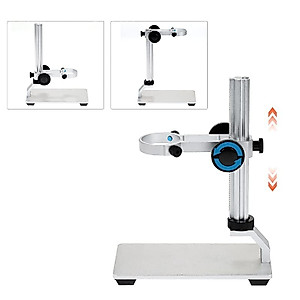 Microscope Accessories Kit for Adult Digital Microscope Lifting Bracket USB Microscope Camera Microscope Aluminum Alloy Bracket Accessory