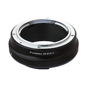 Fotasy Konica AR Lens to Cannon EOS RF Mount Adapter, KR Lens EOS R Adapter Ring, KR RF Adapter, Compatible with Canon EOS R Mirrorless Camera EOS R RP Ra R3 R5 R6 R7 R10