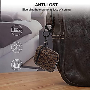 AirPods Case Cover with Keychain, Luxury Full-Body Hard Shell Airpods Protective Cover Case Designed for AirPods 2 & 1, for AirPods Wireless Charging Case