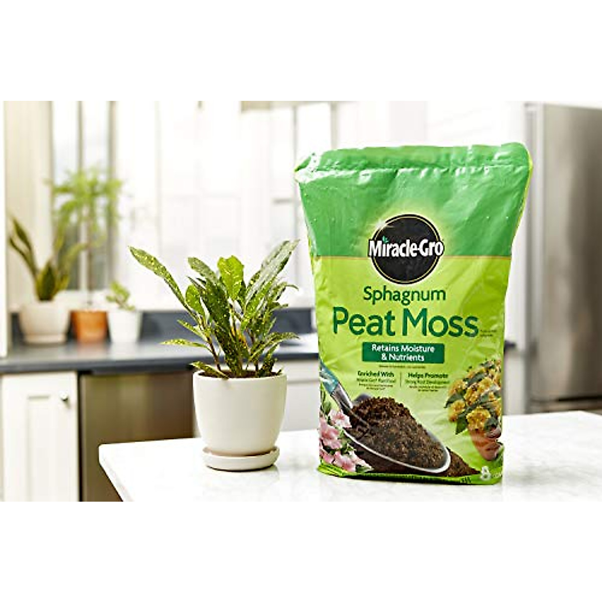 Miracle-Gro Sphagnum Peat Moss, 8 qt., For Containers and In-Ground