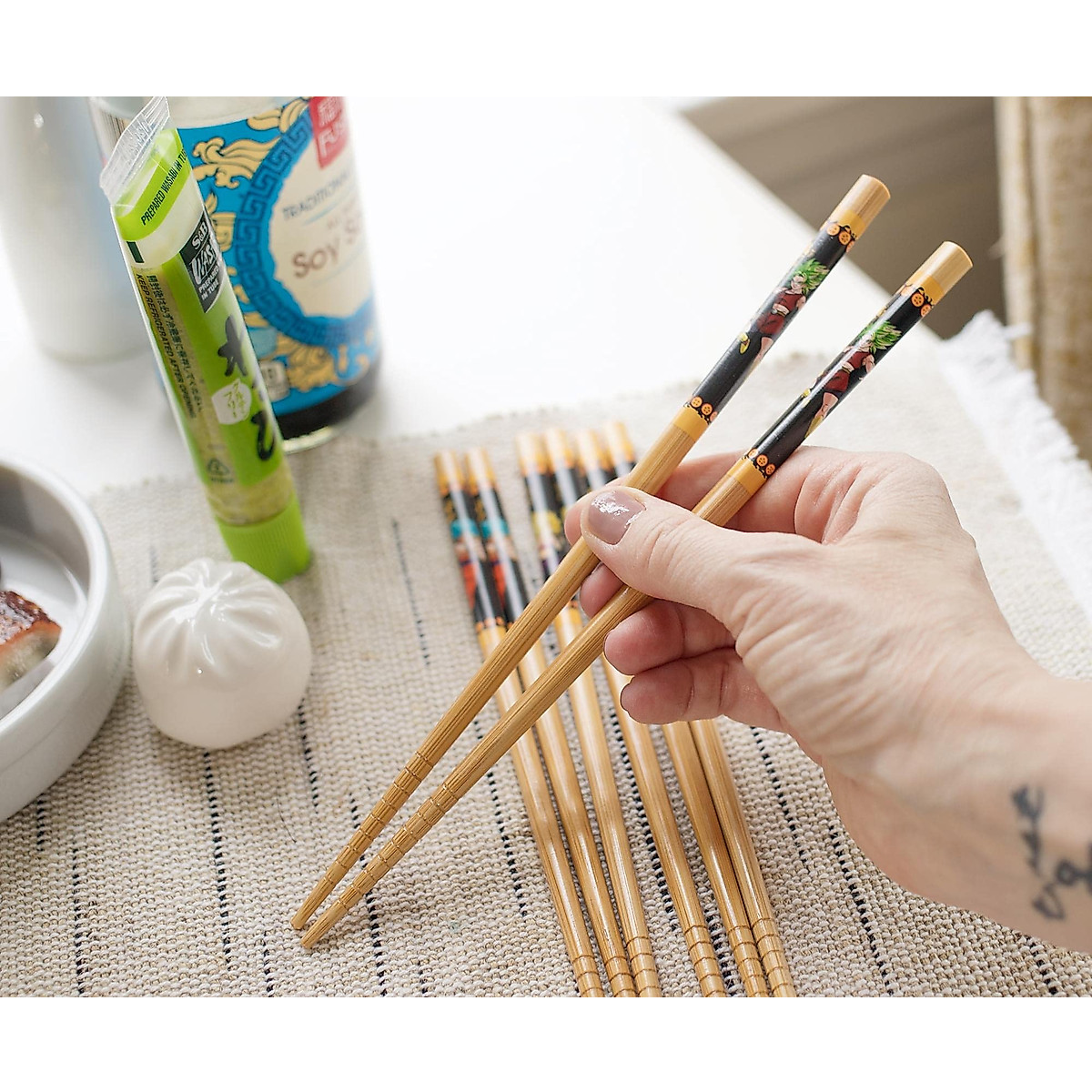 Dragon Ball Super Bamboo Chopsticks | Set of 4