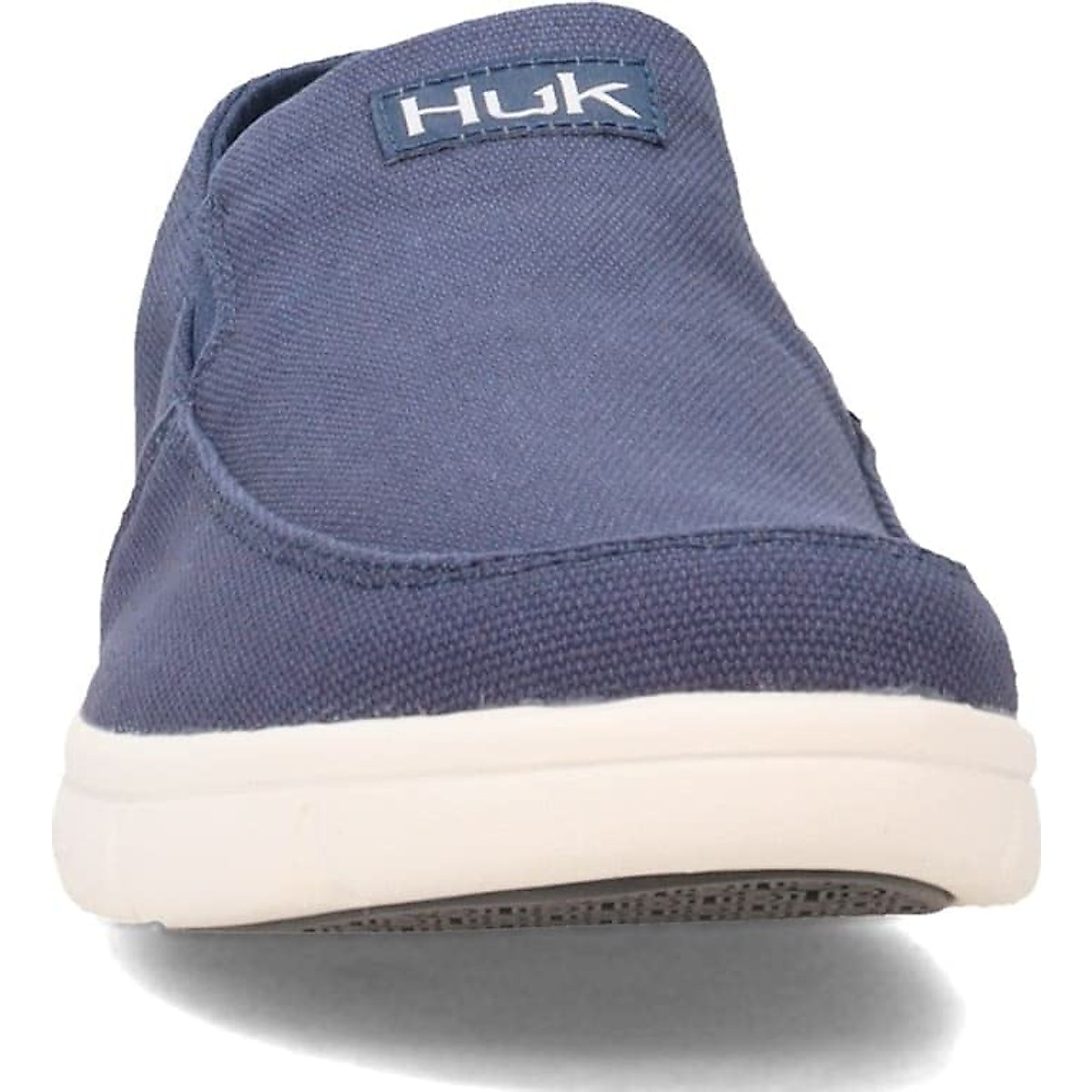 HUK Men's Brewster Slip On Wet Traction Fishing & Deck Shoes Boat, Classic-Sargasso Sea, Numeric_10