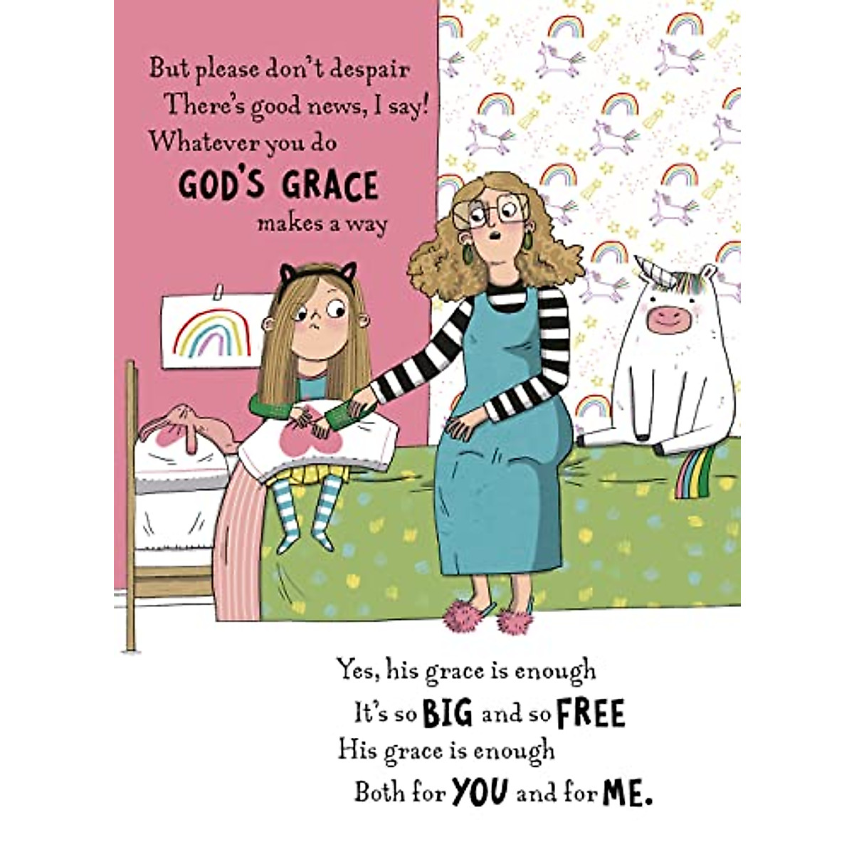 His Grace Is Enough: How God Makes It Right When We've Got It Wrong (Illustrated, rhyming children’s book on the Christian message of God’s grace and forgiveness)