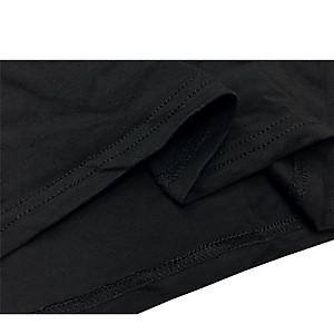 BLACKOO Funny T Shirt Graphic for Junior Cotton Women Tees Black Large