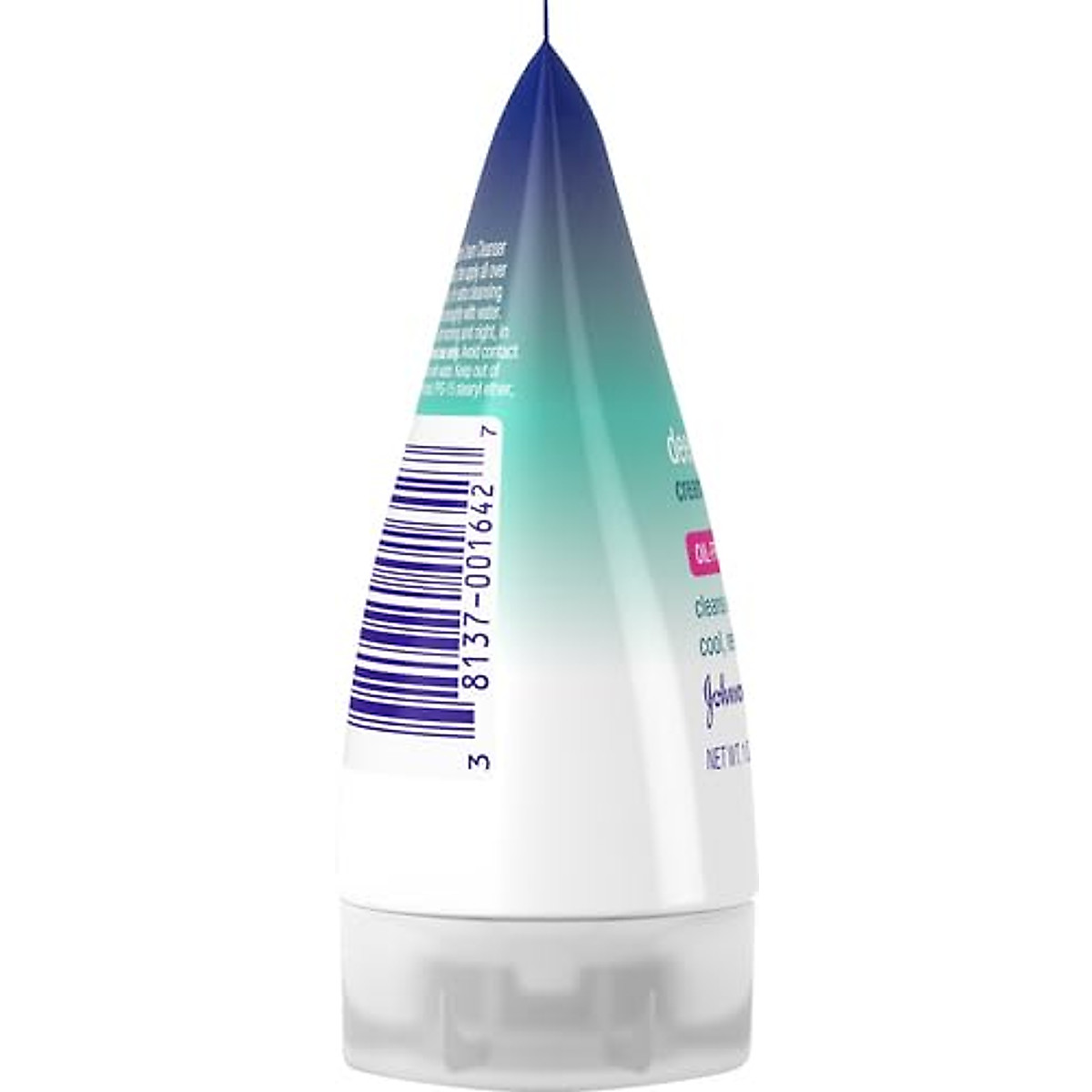 Clean & Clear Deep Action Cream Cleanser, Oil-Free, Travel Size 1 oz (28g) - Pack of 3