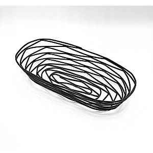 Slate Serving Set | 8 Pieces - 1 Black Slate 15X7.5 Serving Board with Soapstone, 2 Ceramic Ramekins, 3 Cheese Knives with Wooden Handles and 1 Wire Basket | Charcuterie, Appetizers, Desserts