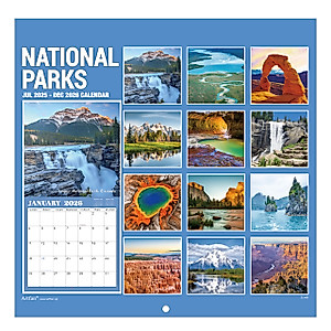 2023 Wall Calendar - 12 Monthly Wall Calendar Jan. 2023 - Dec. 2023, 12" x 24" (Open), 2023 Calendar Unruled Blocks(1.5" x 1.4") + Thick Glossy Paper - Bryce Canyon