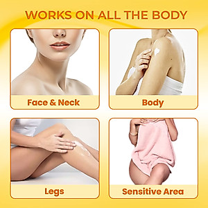 CAROTÏS Skin Brightening Cream - 1 fl oz / 30 ml - Brightening Cream For Face, Body, Hands, Elbows, Knuckles