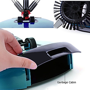 BESTOMZ 3 in 1 Household Lazy Automatic Hand Push Sweeper Broom 360 Degree Rotating Cleaning Machine Sweeping Tool