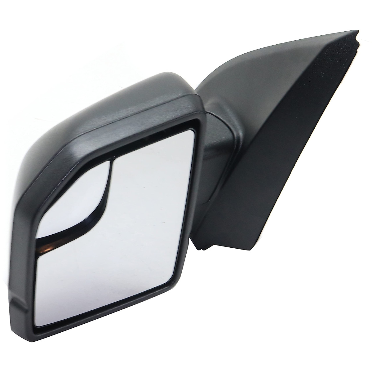 Kool-Vue Mirror Compatible with 2015-2020 Ford F-150 Driver Side Manual Folding, Textured Black, Blind Spot Glass, Manual Glass