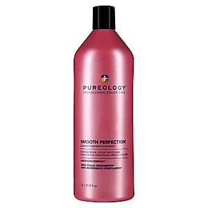 Pureology Smooth Perfection Conditioner | For Frizzy, Color-Treated Hair | Detangles & Controls Frizz | Sulfate-Free | Vegan | Updated Packaging | 33.8 Fl. Oz. |