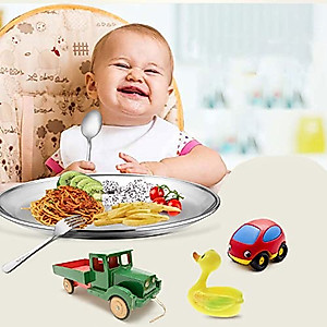 12-Piece Toddler Kids Silverware Set, HaWare Stainless Steel Hammered Flatware Cutlery, Children Tableware Includes 4 Spoons 4 Forks 4 Butter Knives, Ideal for Preschooler, Dishwasher Safe