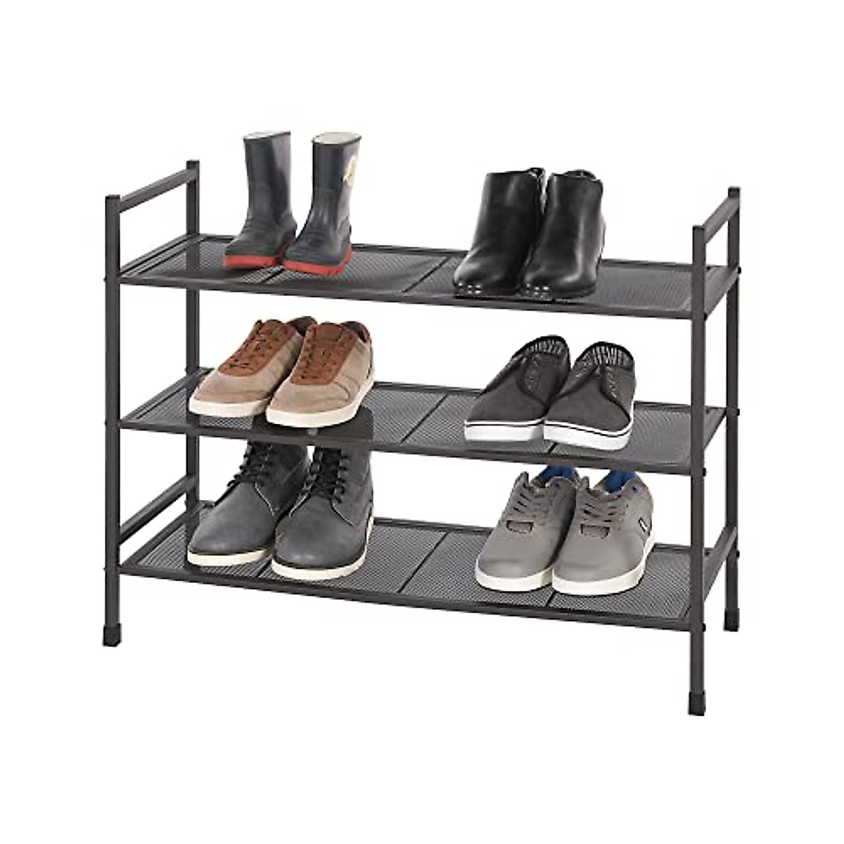 neatfreak! 3 Tier Stackable Metal Shoe Rack