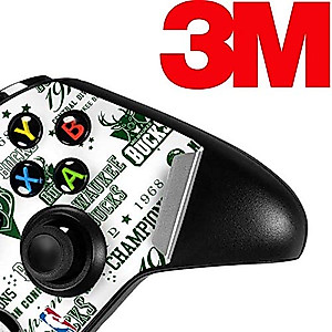 Skinit Decal Gaming Skin compatible with Xbox One S Controller - Officially Licensed NBA Milwaukee Bucks Historic Blast