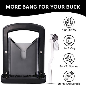 ISOKO Bagel Slicer - Premium Stainless Steel Bagel cutter, with Smooth Guillotine and Non-Slip Silicone Base for Perfect Slices Every Time for the better bagel experience. Black