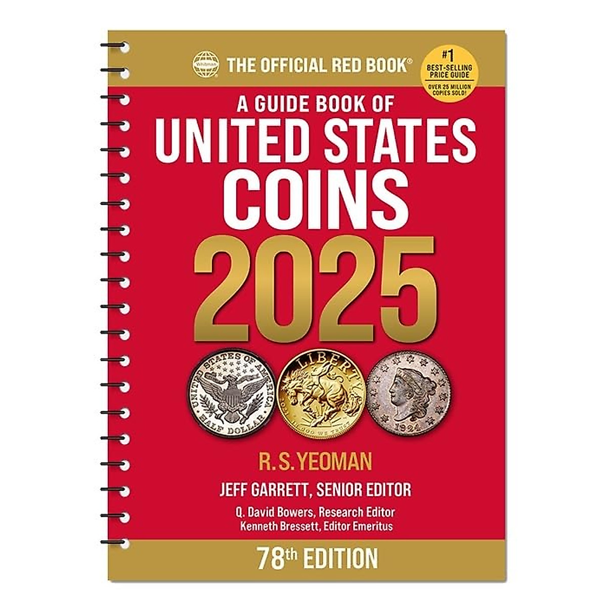 2025 Stater 3 Coin Collection of Indian Penny, Buffalo Nickel and Steel Cent with the 2025 Red Book Guide to Coins 77th Edition Circulated Uncirculated