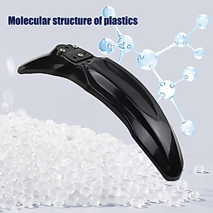 LINGQI RACING Modified Upgrade Front Fender for SURRON Light Bee With Strong Iron Bracket, Front Mudguard Fit to SUR RON E-bike (YELLOW)