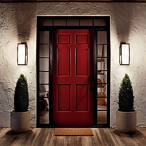 Kichler Bowen 18" 2 Light Outdoor Wall Light with Satin Etched Cased Opal Glass in Architectural Bronze