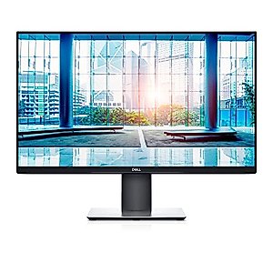 Dell P2719H 27-inch Full HD Height Adjustable Thin Bezel Monitor for PC, Laptop - 1920 x 1080p at 60Hz, 5ms (Fast) Gray-to-Gray Response Time, 16.7 Million Colors, Displayport, HDMI, USB - Black
