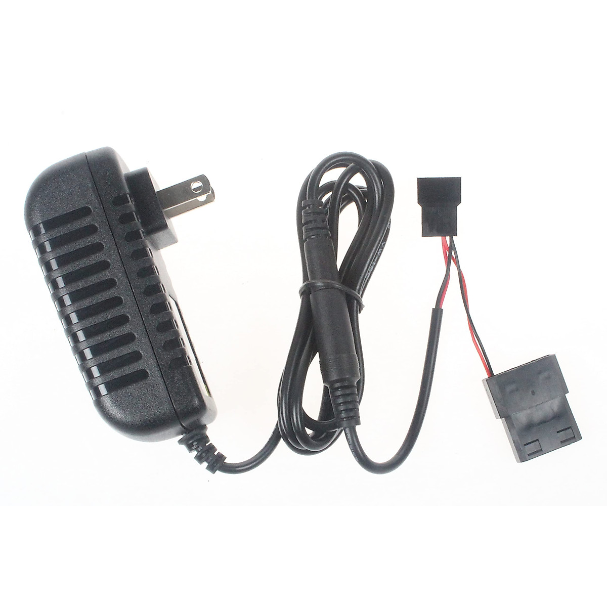 NOYITO DC 12V 2A Fan Power Adapter Fan External Power Supply Suitable for D-Port 3-Pin 4-Pin Male Female Connector Cooling Fans