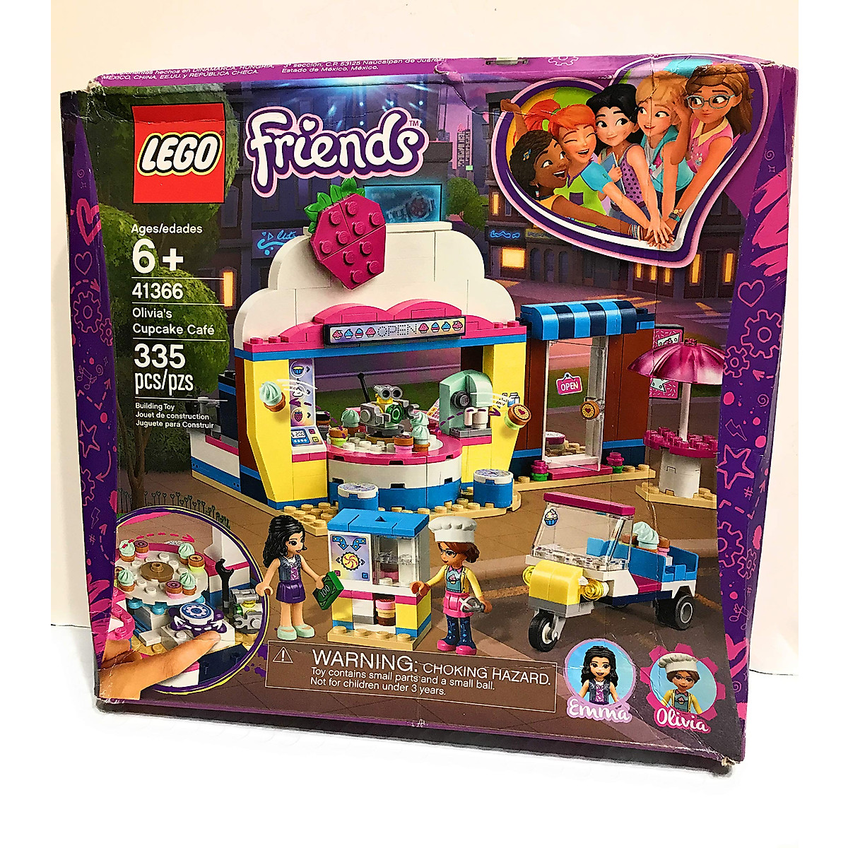 LEGO Friends Olivia's Cupcake Café 41366 Building Kit (335 Pieces)