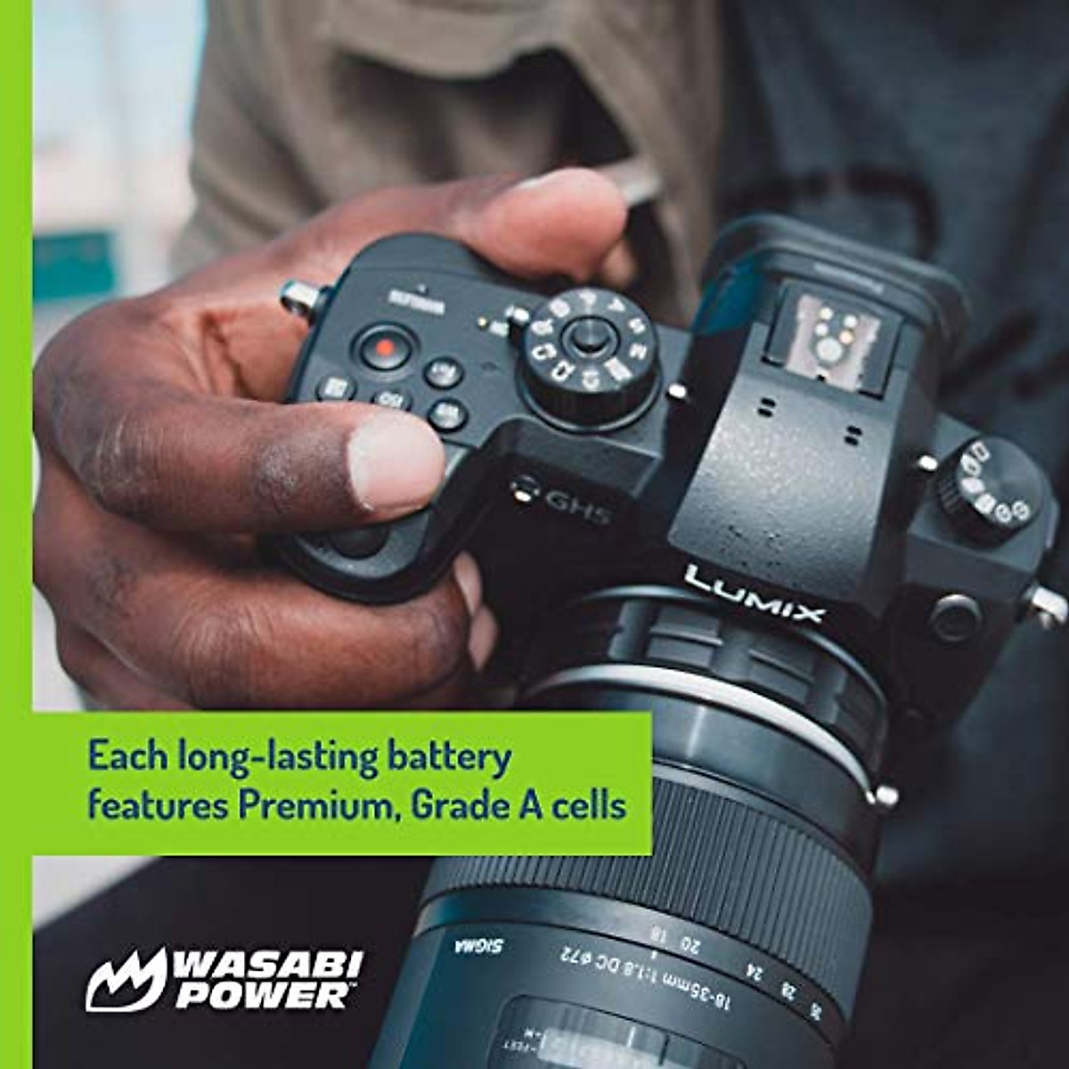 Wasabi Power Battery (2-Pack) and Dual USB Charger for Panasonic DMW-BLF19 and Panasonic Lumix DMC-GH3, DMC-GH4, DC-GH5, DC-GH5S, DC-G9