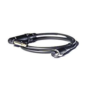 L6C-R Premium Replacement Cable for Line 6 Relay G50, G55, G90, AKG, & Shure Wireless Systems - Gold Right Angle