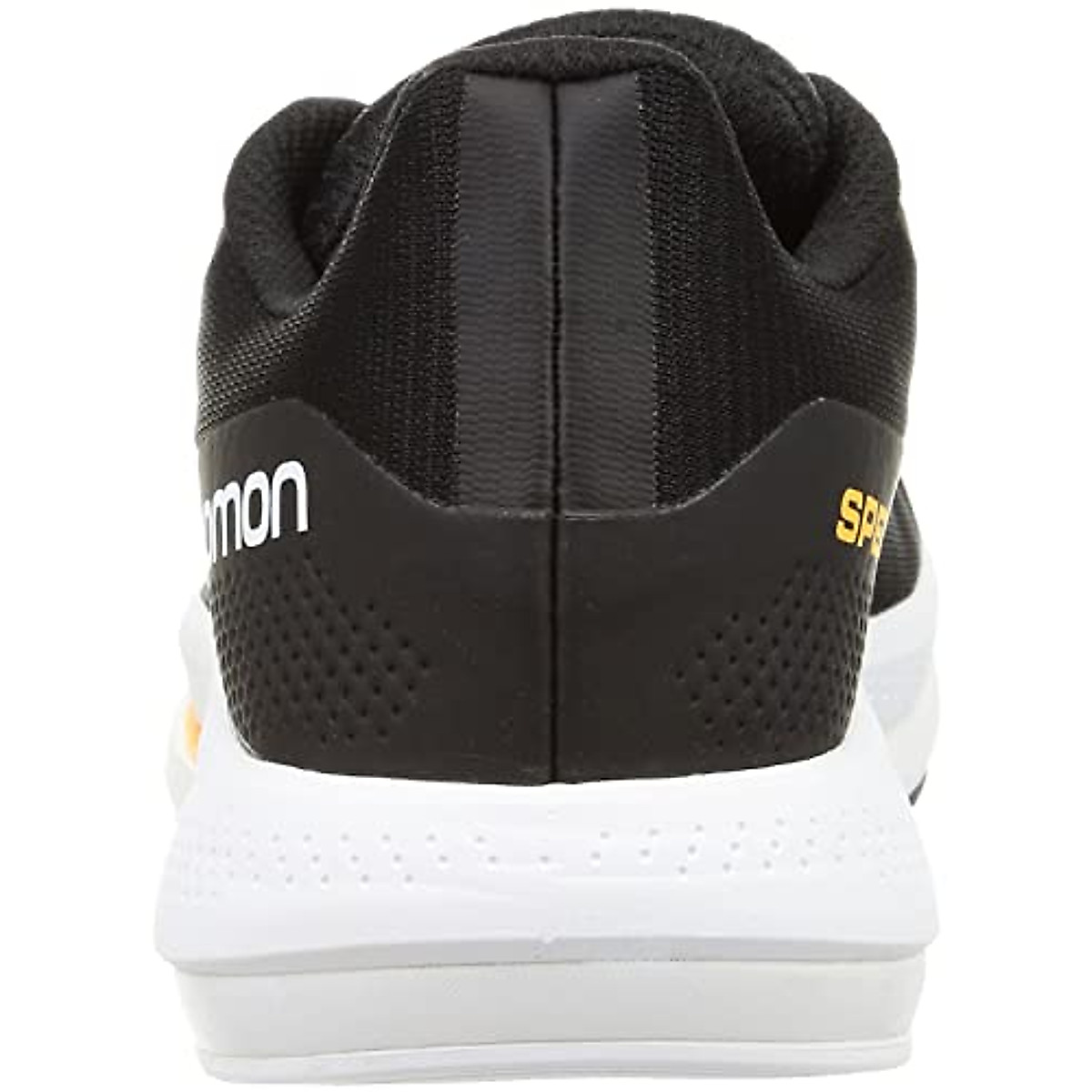 Salomon Spectur Running Shoes - Men's - Black/White/Blazing Orange, US 10.5 M