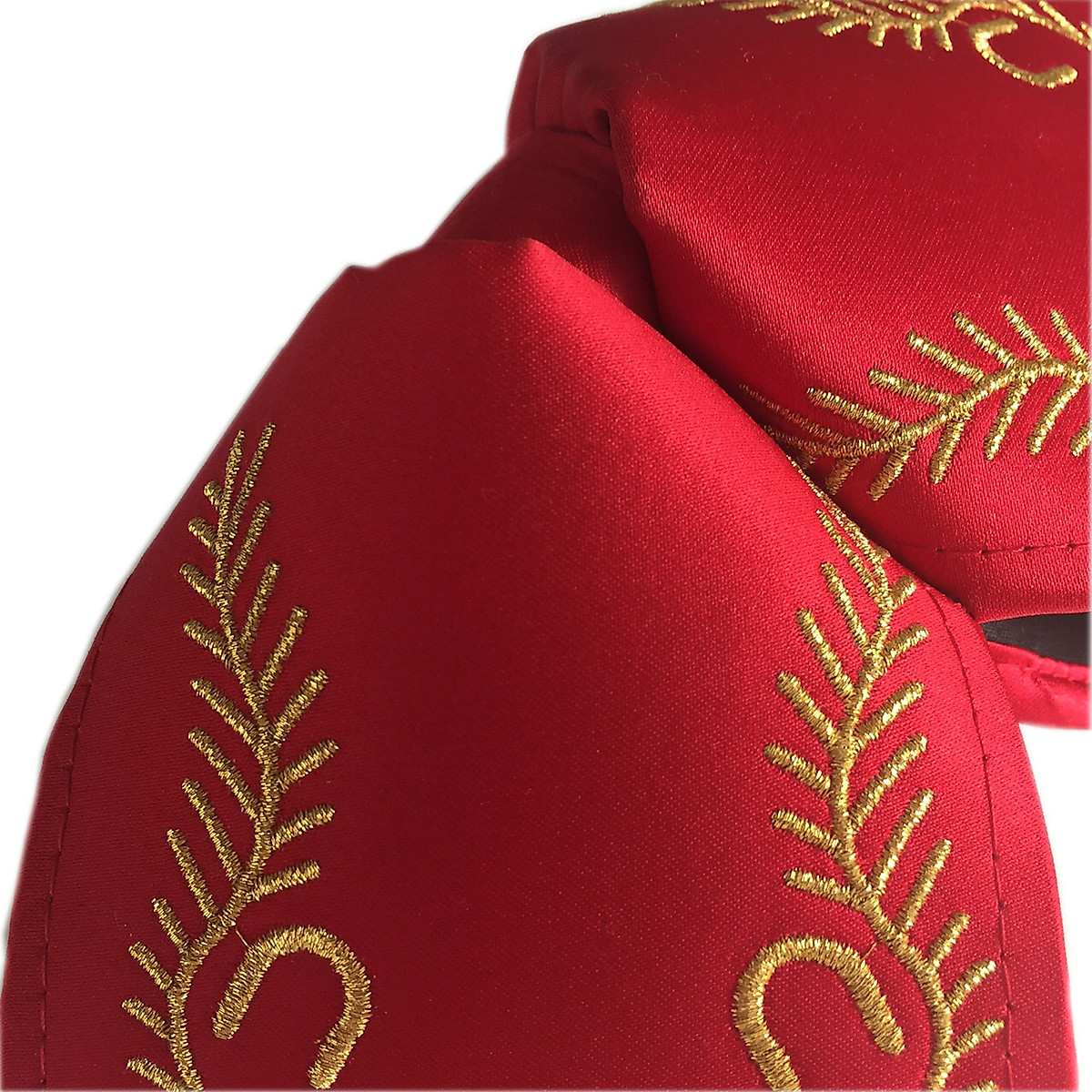 hello Mariachi Mexican Charro Mariachi Bow Tie red Gold Mexico Moño charros