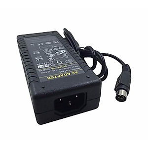 12V5A 6A Switching Power Supply 4 Pin 60W 72W AC DC Converter Adapter 4-Pin for LCD TV Monitor Flat Panel TV DVR Cable Cord Charger with AC Cable (12V6A 4pin with AC Cable)