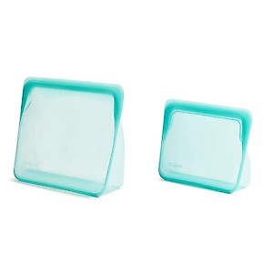 Stasher Reusable Silicone Storage Bag, Food Storage Container, Microwave and Dishwasher Safe & Reusable Silicone Storage Bag, Food Storage Container, Microwave and Dishwasher Safe