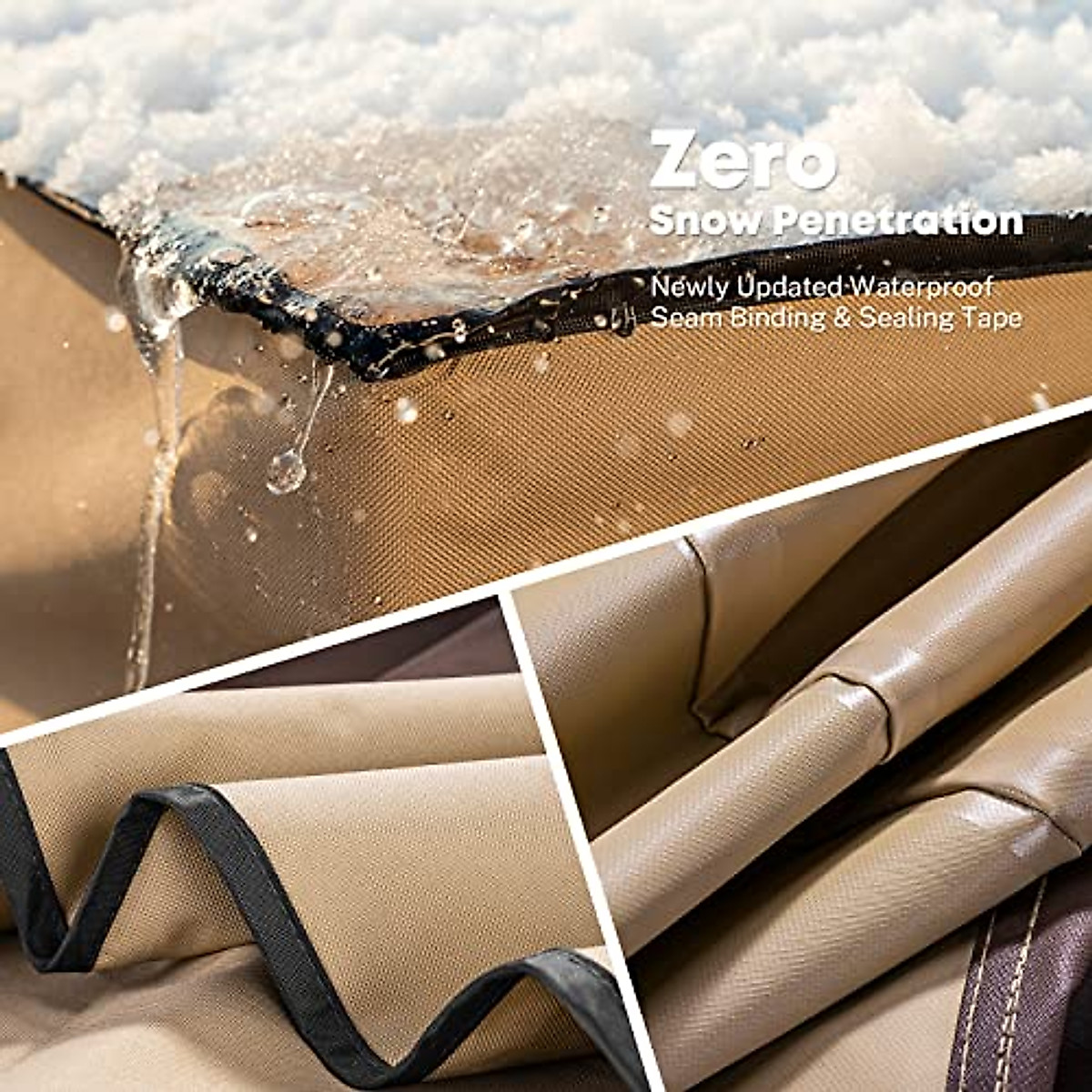 PatioGem Patio Furniture Covers Waterproof Heavy Duty for Winter, 86”Lx44”Wx27.8”H Patio Furniture Set Covers, Outdoor Furniture Covers For Patio Furniture, Outdoor Table Covers Waterproof Rectangle