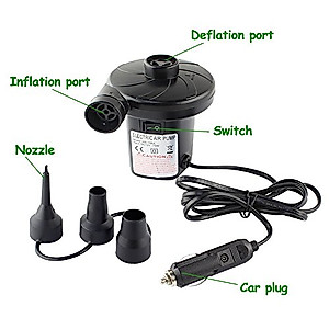 HAITRAL Car Bed - Camping Mattress - Portable Travel,Sleeping, Inflatable Bed for Universal SUV Extended Air Couch with Two Air Pillows - Black