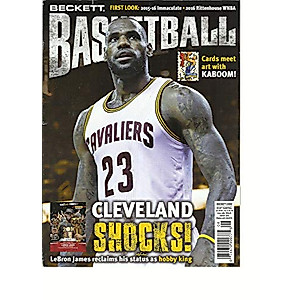 BECKETT BASKETBALL MAGAZINE, AUGUST, 2016 NO. 08(CARD MEET ART WITH KABOOM !)