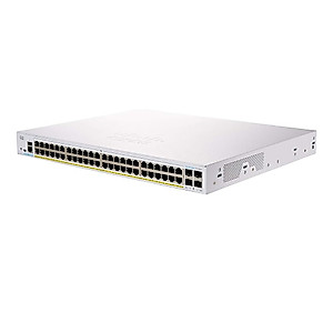 Cisco Business CBS350-48P Managed Switch | 48 Port GE | PoE | 4x1G SFP | Limited Lifetime Protection (CBS350-48P-4G-NA)