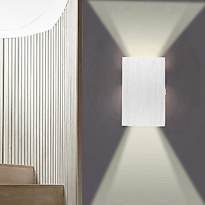 Wall Mounted Corridor Lamp, Decorative Lights LED Wall Light, Aluminum Alloy Corridor Lamp, Garden Lights for Ground/Garden Home Decoration Indoor Outdoor