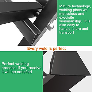 Gabasinover, Table Saw Stand Fits for DW7480 compact job site table saw, Dcs7485 60V table saw and DW745 compact table saw (DW7451 Black 10-inch)