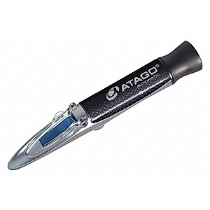 Atago 2382 MASTER-20T Hand-Held Refractometer, Automatic Temperature Compensation, Brix 0.0 to 20.0%