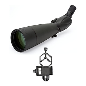 Celestron TrailSeeker 100 - 45 Degree Spotting Scope with SmartPhone Adapter Bundle (2 Items)